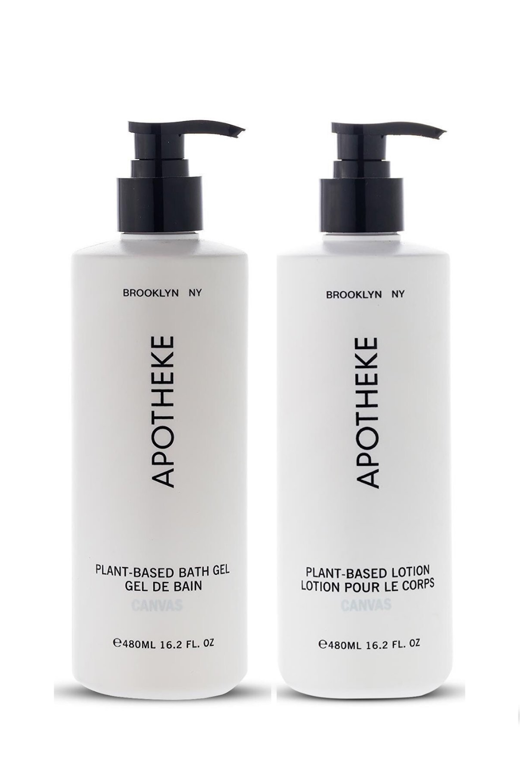 Apotheke Canvas Shampoo & Conditioner Bundle (480ml each) – Petit Maple